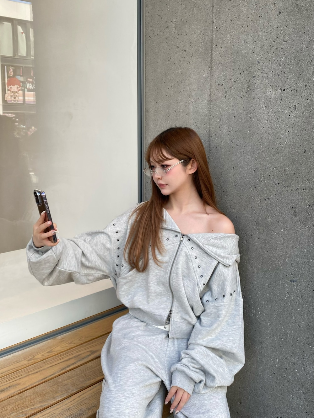 タカハシモエ｜RAY CASSINのスウェットパンツを使ったコーディネート - WEAR