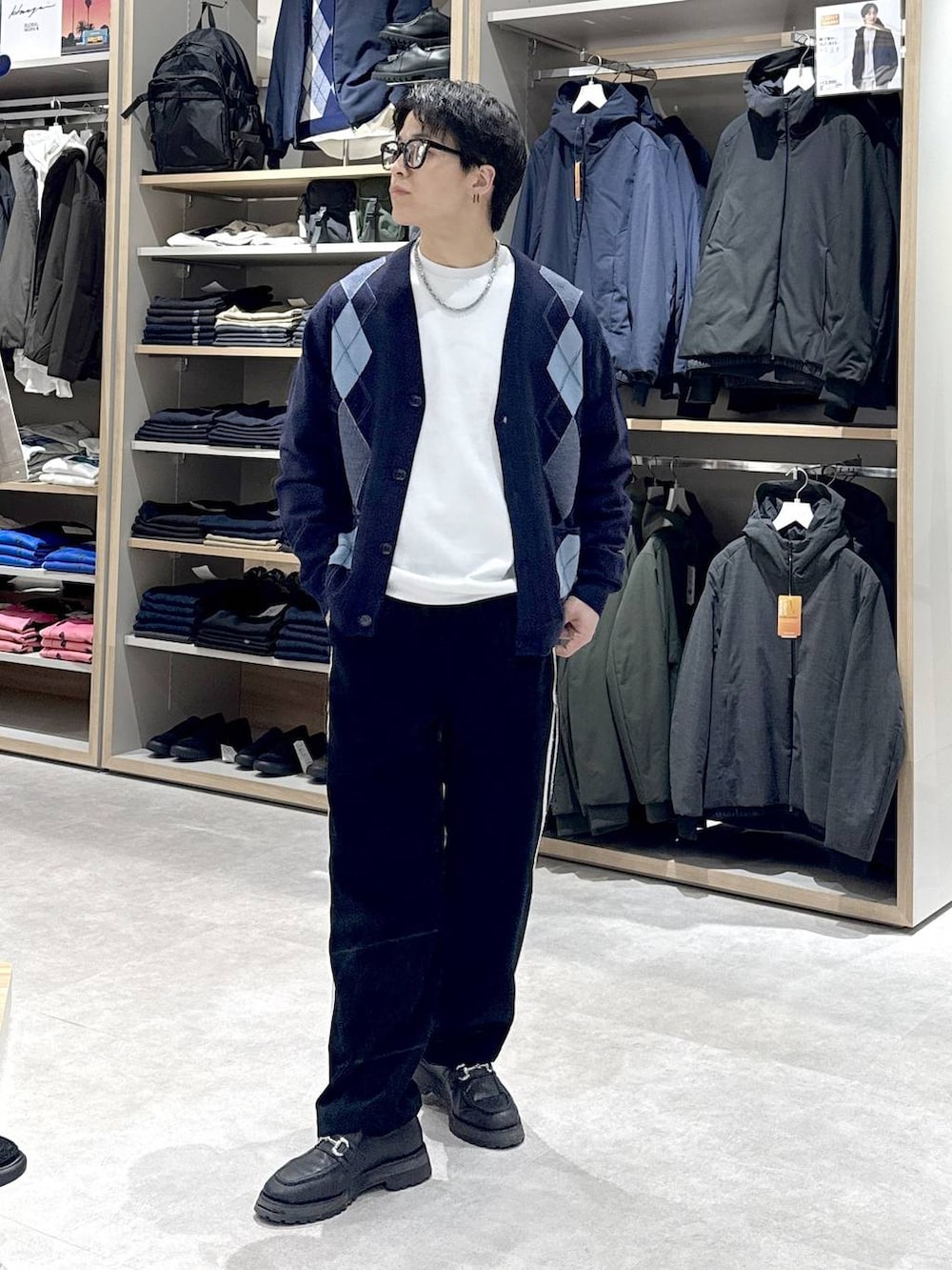 yasu（GLOBALWORK）(GLOBAL WORK マークイズみなとみらい)｜GLOBAL WORKのサングラスを使ったコーディネート ...