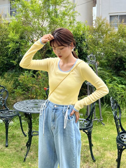 ゆづき｜DHOLICのTシャツ/カットソーを使ったコーディネート - WEAR