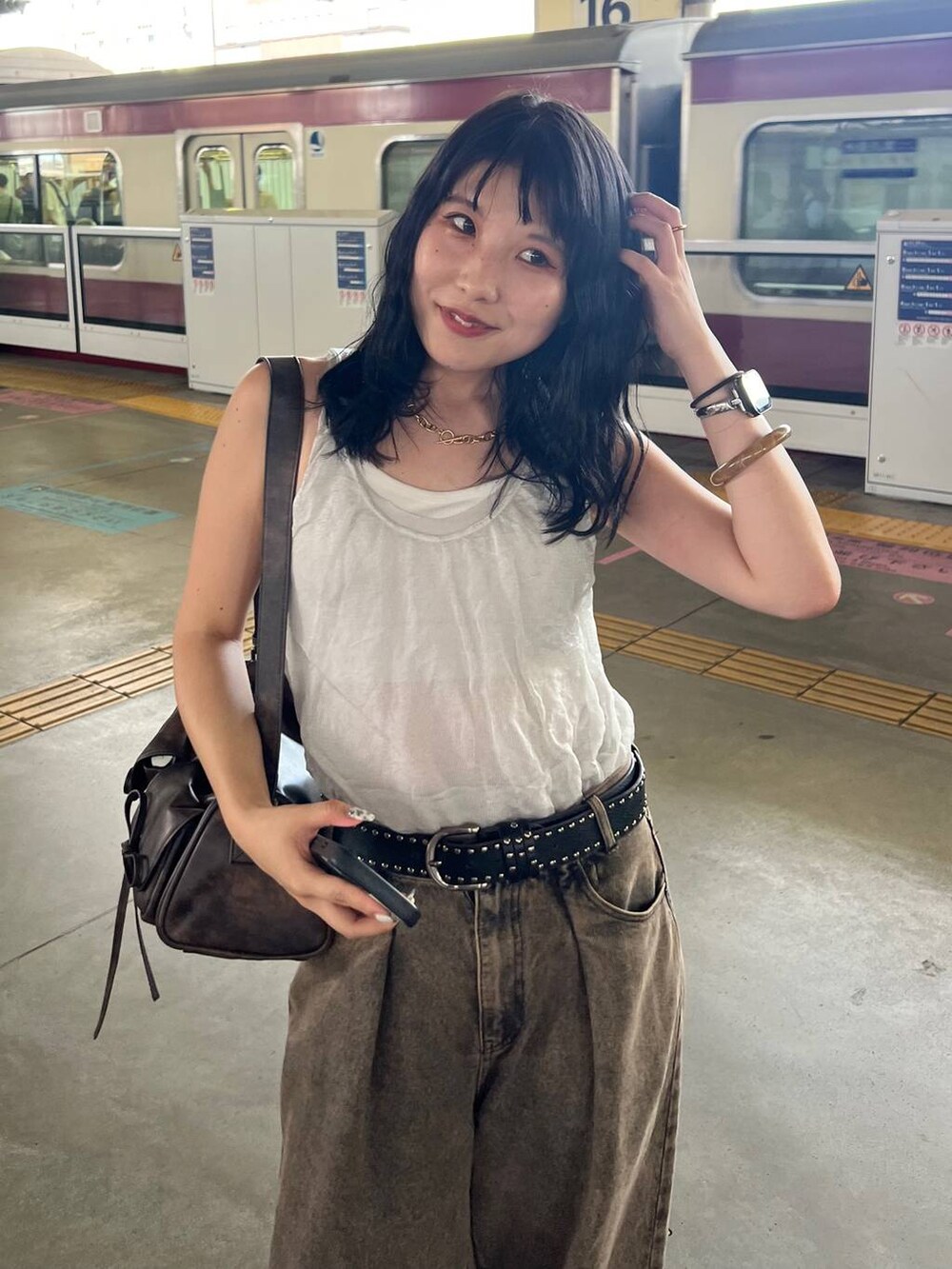migeru(PAGEBOY 本部)｜PAGEBOYのショルダーバッグを使ったコーディネート - WEAR