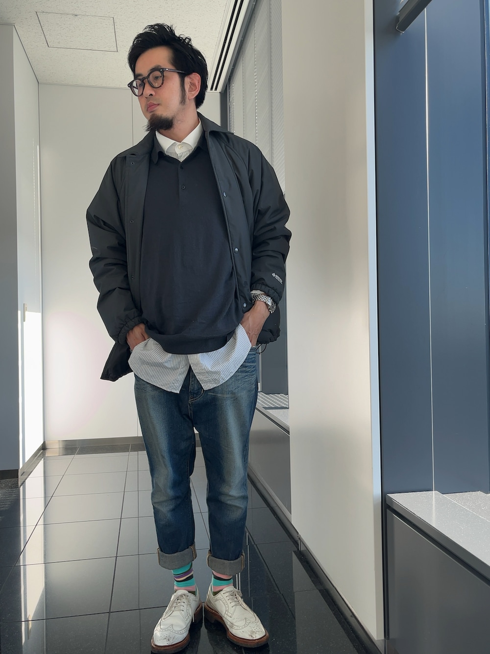 n@oya｜+phenixのナイロンジャケットを使ったコーディネート - WEAR