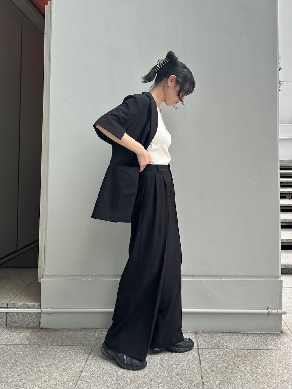 abe （CODE A）(CODE A)｜NOCHINO OPTICALのサングラスを使ったコーディネート - WEAR