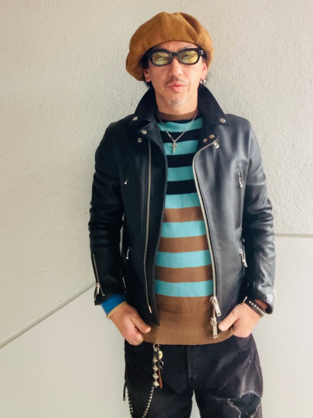 GOODMAN®️｜EFFECTORのメガネを使ったコーディネート - WEAR