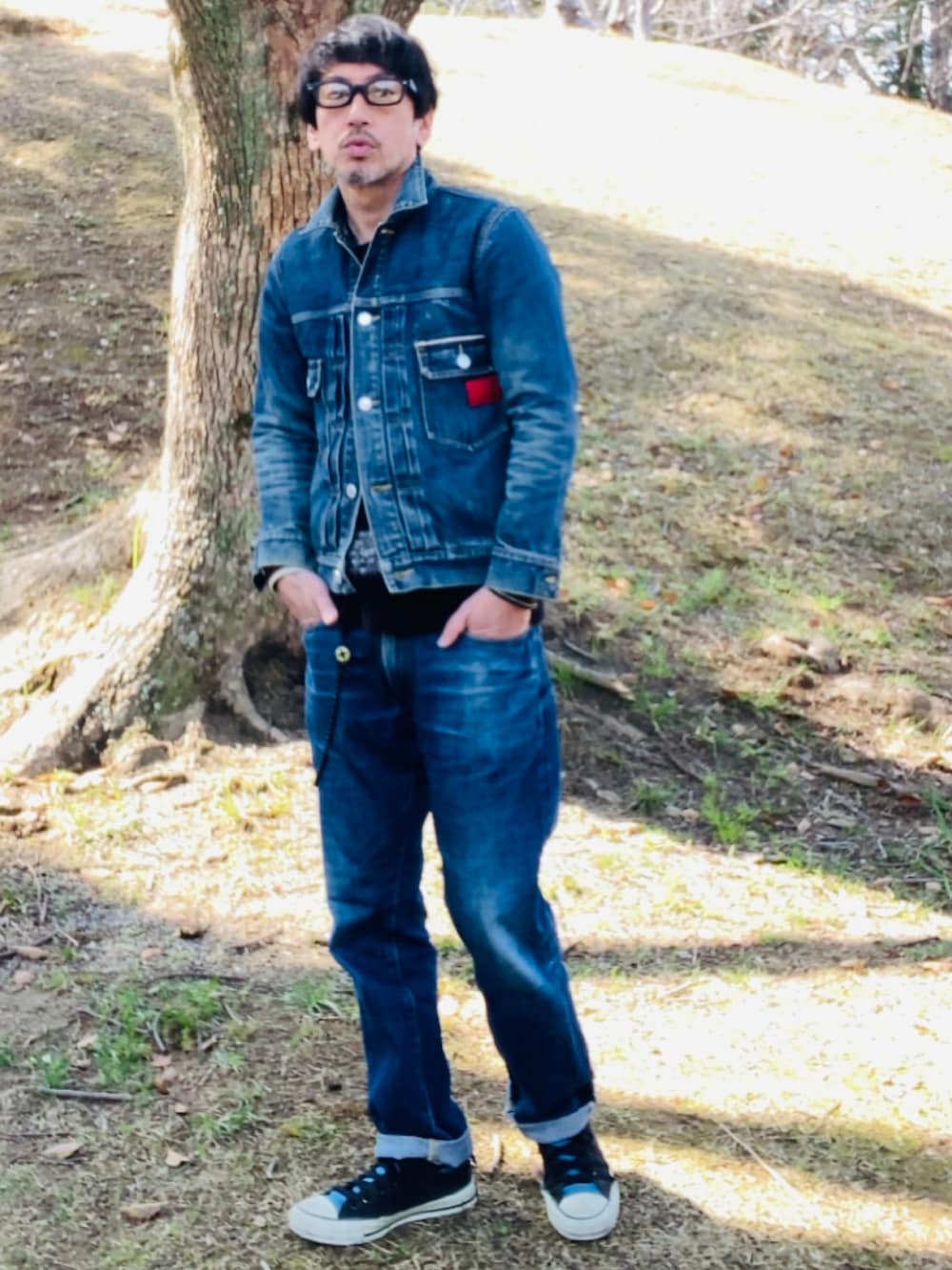 GOODMAN®️｜EFFECTORのメガネを使ったコーディネート - WEAR