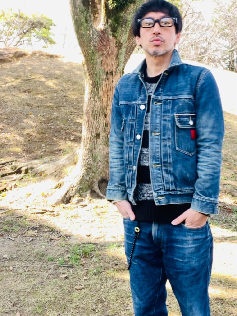 GOODMAN®️｜EFFECTORのメガネを使ったコーディネート - WEAR