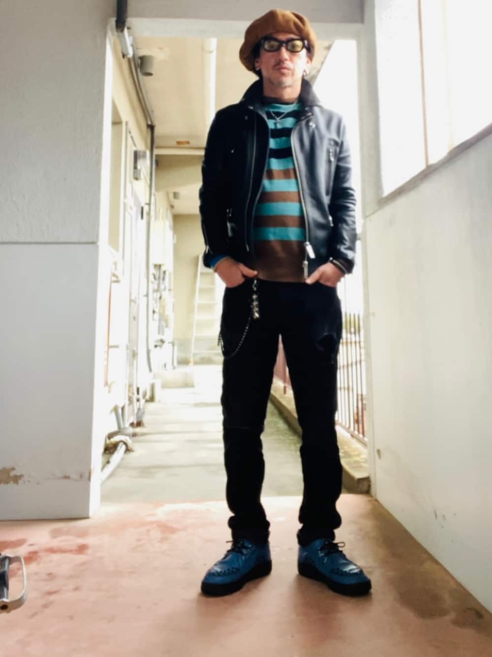 GOODMAN®️｜EFFECTORのメガネを使ったコーディネート - WEAR