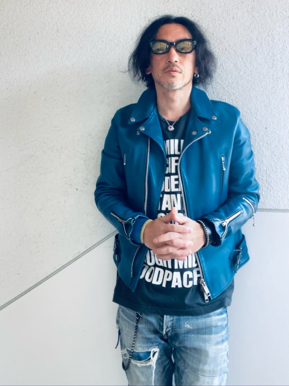 GOODMAN®️｜EFFECTORのメガネを使ったコーディネート - WEAR