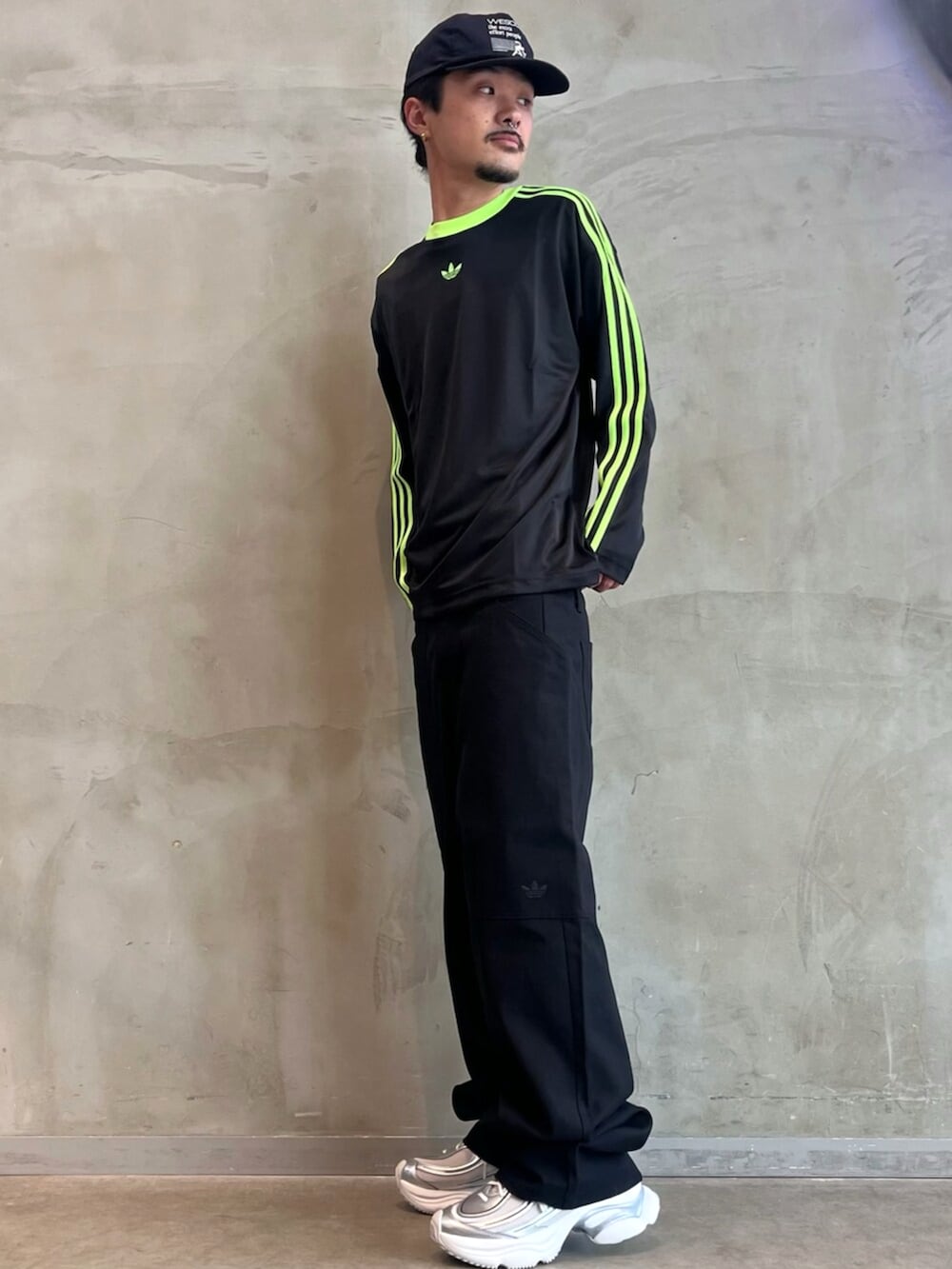 オズヴィーナス / OZVENUZ、adidas アディカラー ジャカード 長袖ジャージーのアディダスコーデ【アディダス公式】