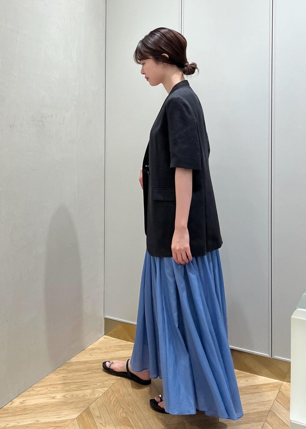 riho(ROPE' ジェイアール名古屋タカシマヤ)｜ROPE'のサンダルを使ったコーディネート - WEAR