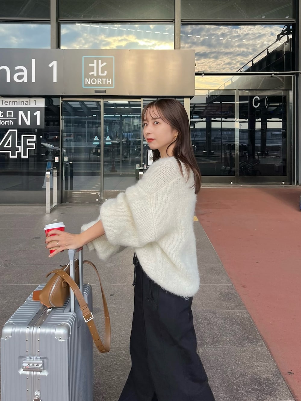 shioshio(CAPRICIEUX LE'MAGE)｜Ameriのスウェットパンツを使ったコーディネート - WEAR