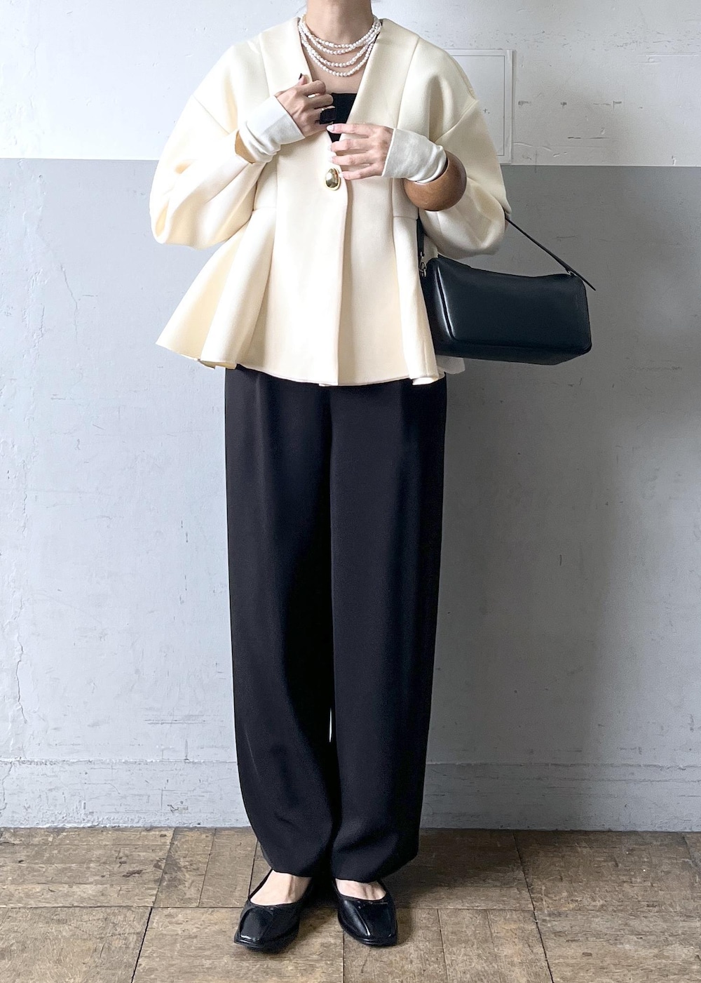 カワバタ(ADAM ET ROPE' 藤井大丸)｜ADAM ET ROPE'のカーディガン/ボレロを使ったコーディネート - WEAR