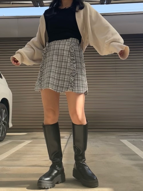 nnchan ｜LOWRYS FARMのブーツを使ったコーディネート - WEAR