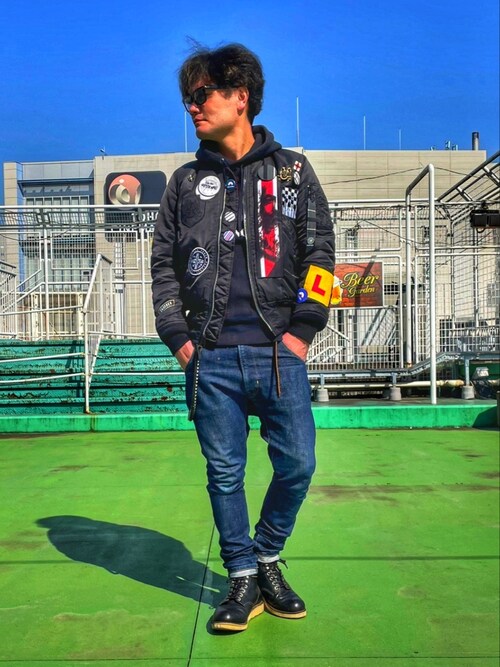 KOH｜ALPHAのミリタリージャケットを使ったコーディネート - WEAR