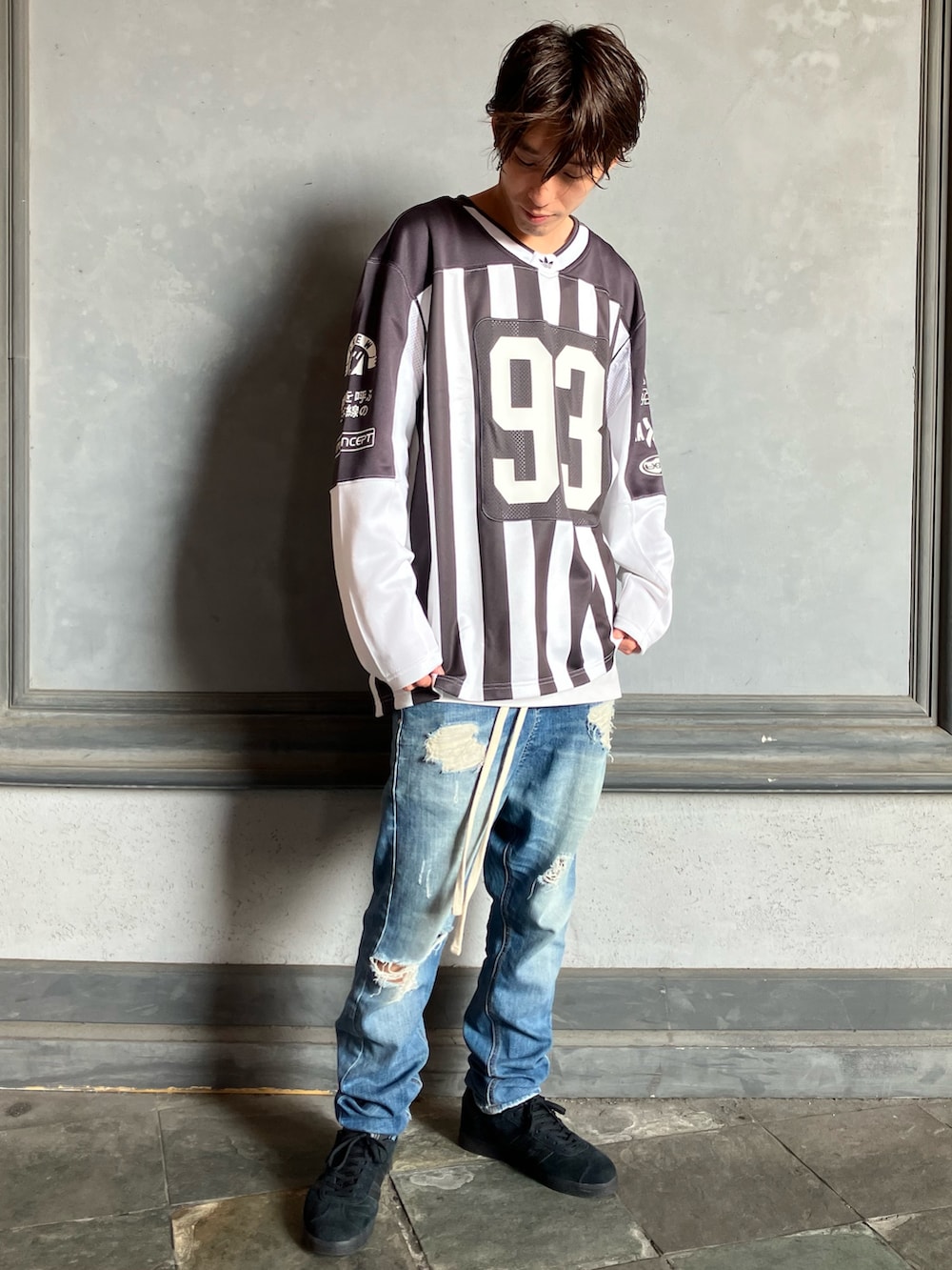 Adilenium シーズン 2 チーム '93長袖ジャージー、オリジナルス ガゼル [GAZELLE]のアディダスコーデ【アディダス公式】