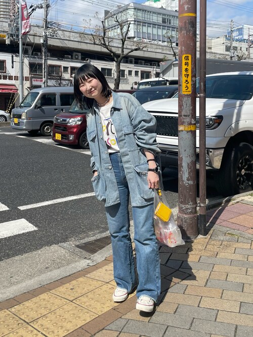 shitomi（mystic梅田EST店）｜mysticのデニムパンツを使ったコーディネート - WEAR