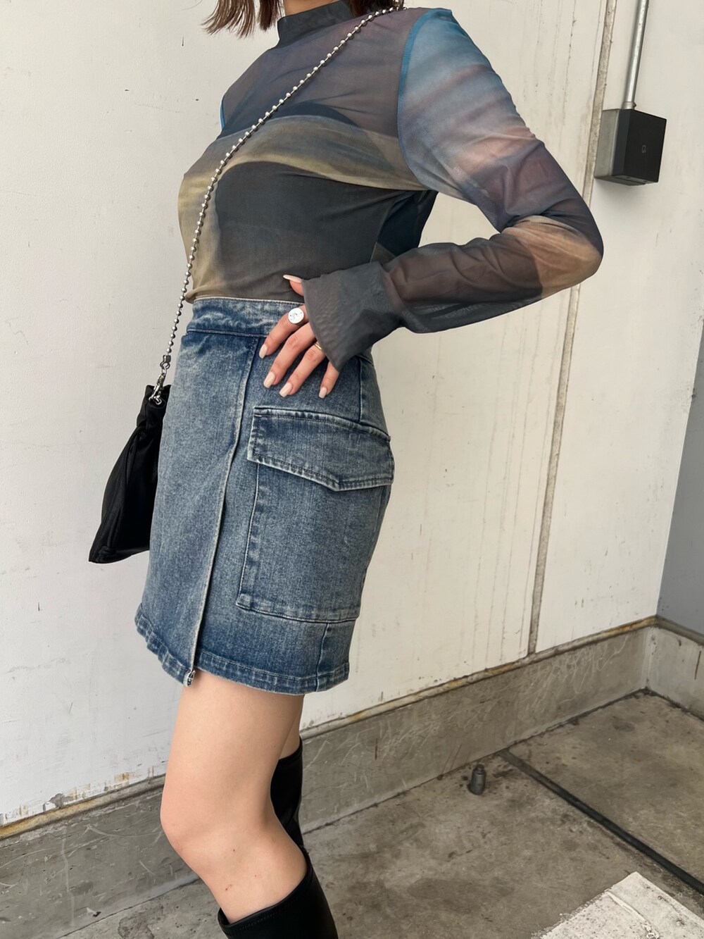 石黒芹奈(MURUA)｜MURUAのTシャツ/カットソーを使ったコーディネート - WEAR