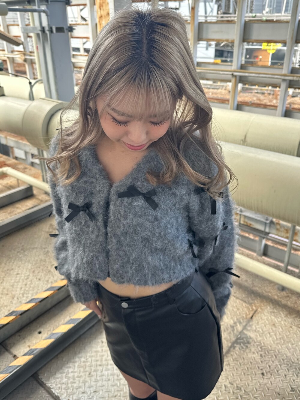 yumi(SPIRALGIRL 梅田EST店)｜SPIRALGIRLのカーディガン/ボレロを使ったコーディネート - WEAR