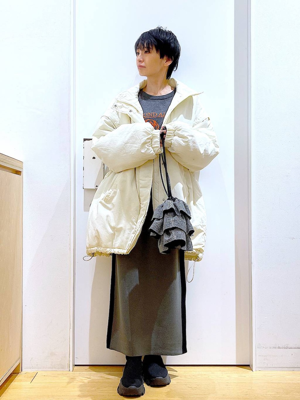 あおき@LAKOLE海老名(LAKOLE ららぽーと海老名)｜LAKOLEのスカートを使ったコーディネート - WEAR