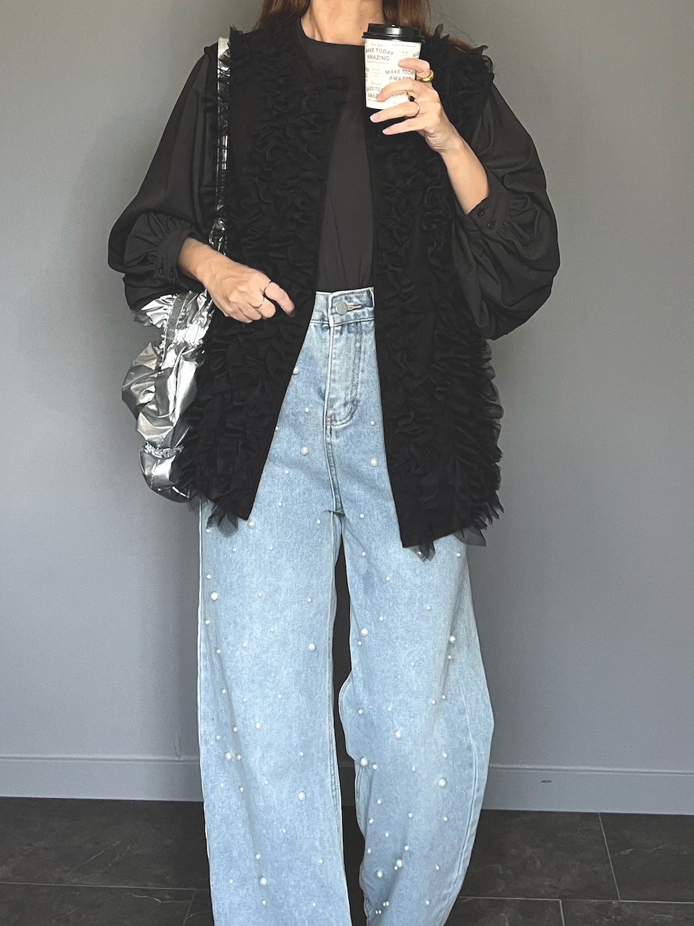 SHOoo｜mi via locaのベストを使ったコーディネート - WEAR