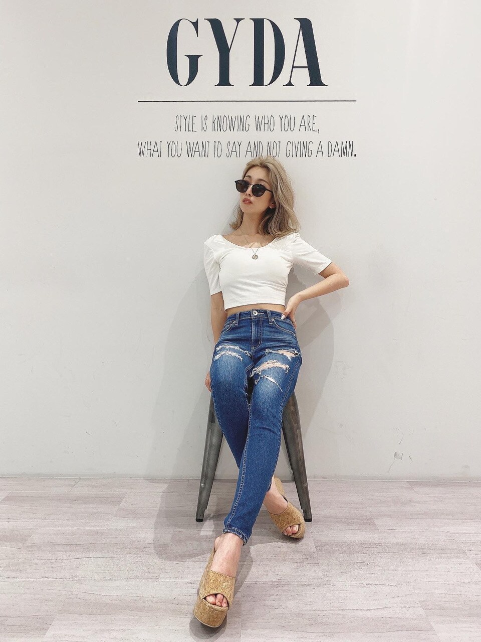 Misa(GYDA)｜GYDAのサンダルを使ったコーディネート - WEAR