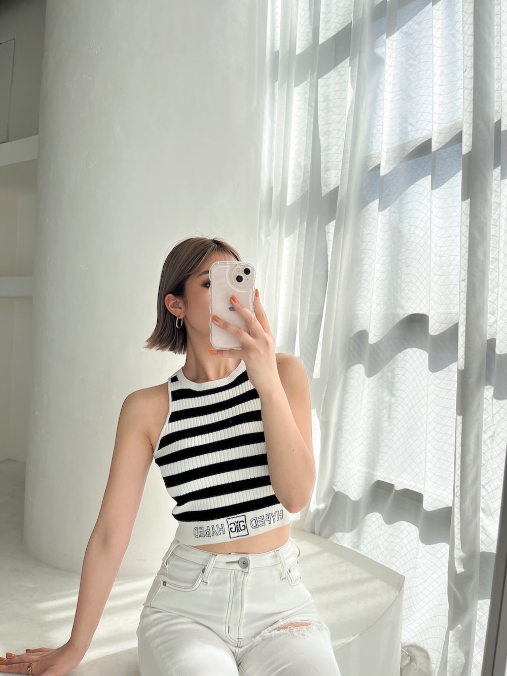 Misa(GYDA)｜GYDAのタンクトップを使ったコーディネート - WEAR