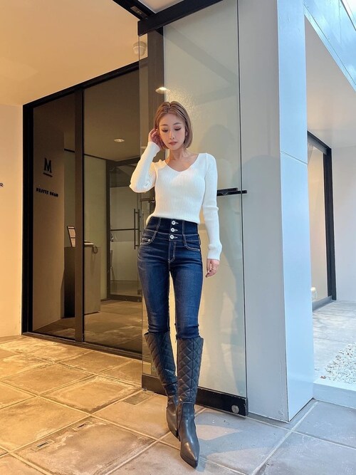 Misa｜GYDAのデニムパンツを使ったコーディネート - WEAR