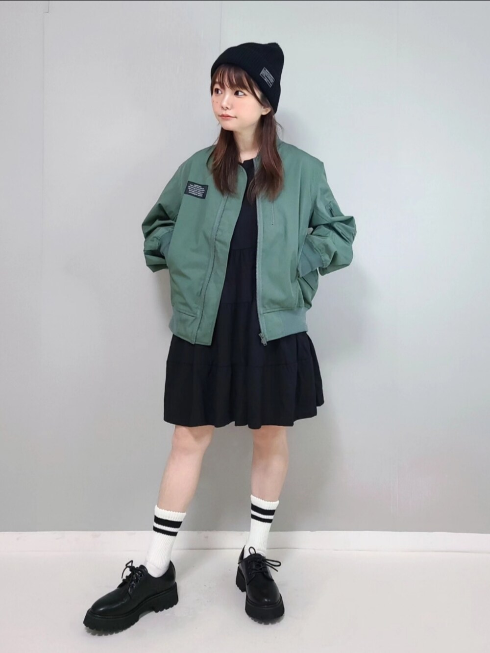 パン粉｜GUのMA-1を使ったコーディネート - WEAR