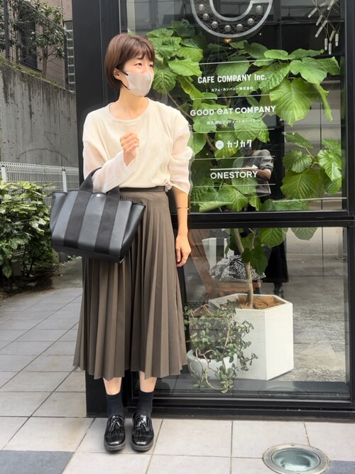 aya（ BIRTHDAY BAR 本部）｜cache cacheのトートバッグを使ったコーディネート - WEAR