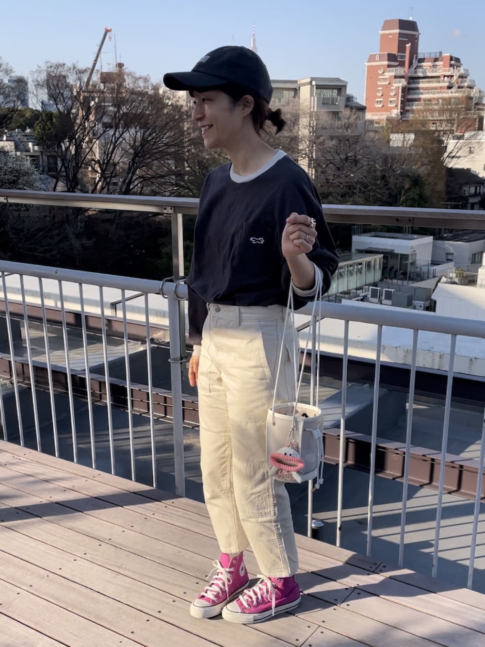 aya( BIRTHDAY BAR 本部)｜cache cacheのトートバッグを使ったコーディネート - WEAR