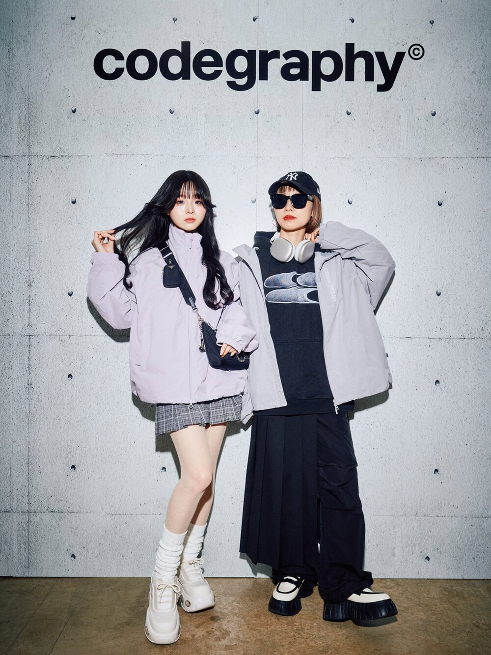 poyo｜codegraphyのナイロンジャケットを使ったコーディネート - WEAR