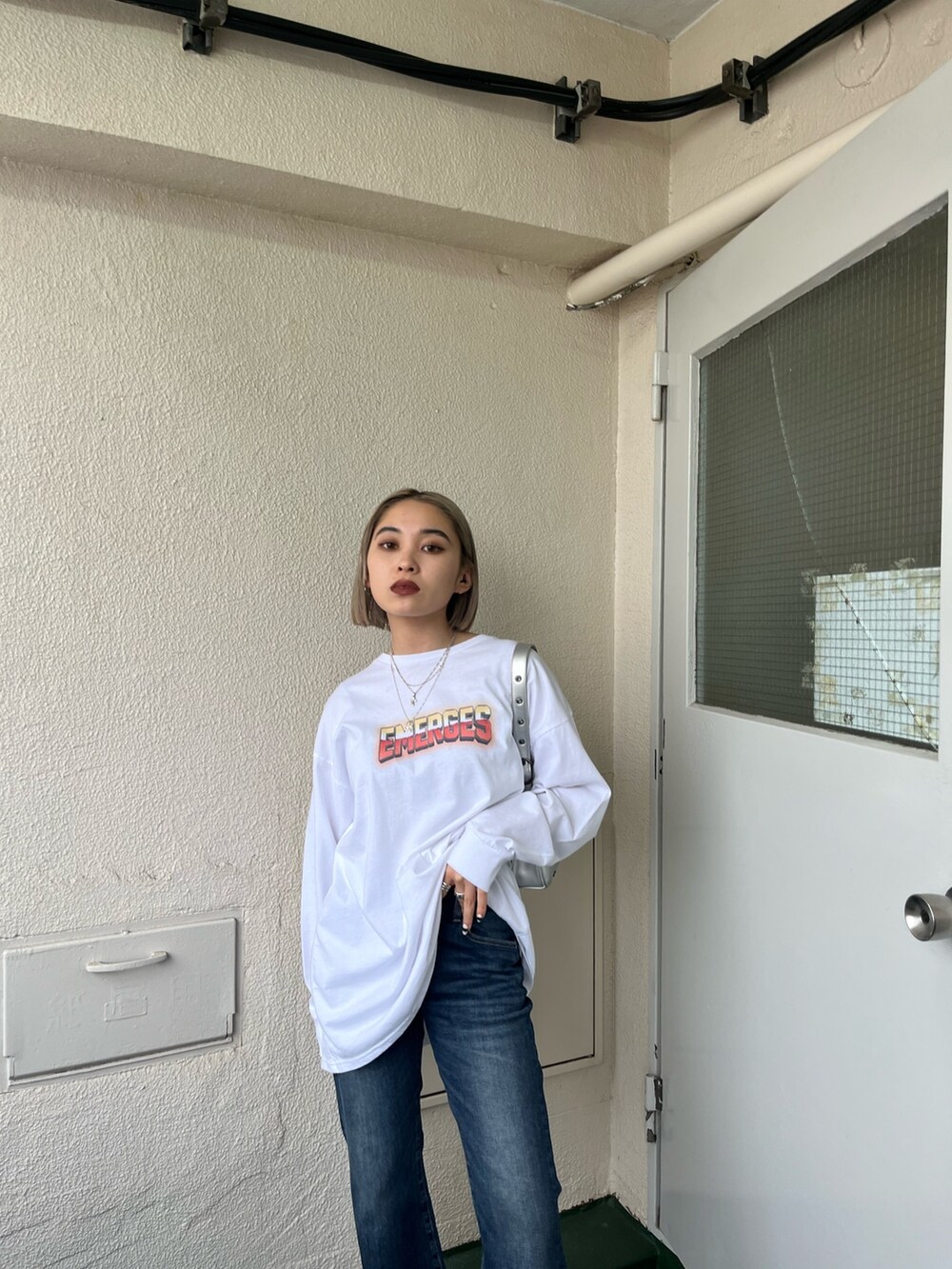 市川あん(EMODA)｜EMODAのTシャツ/カットソーを使ったコーディネート - WEAR