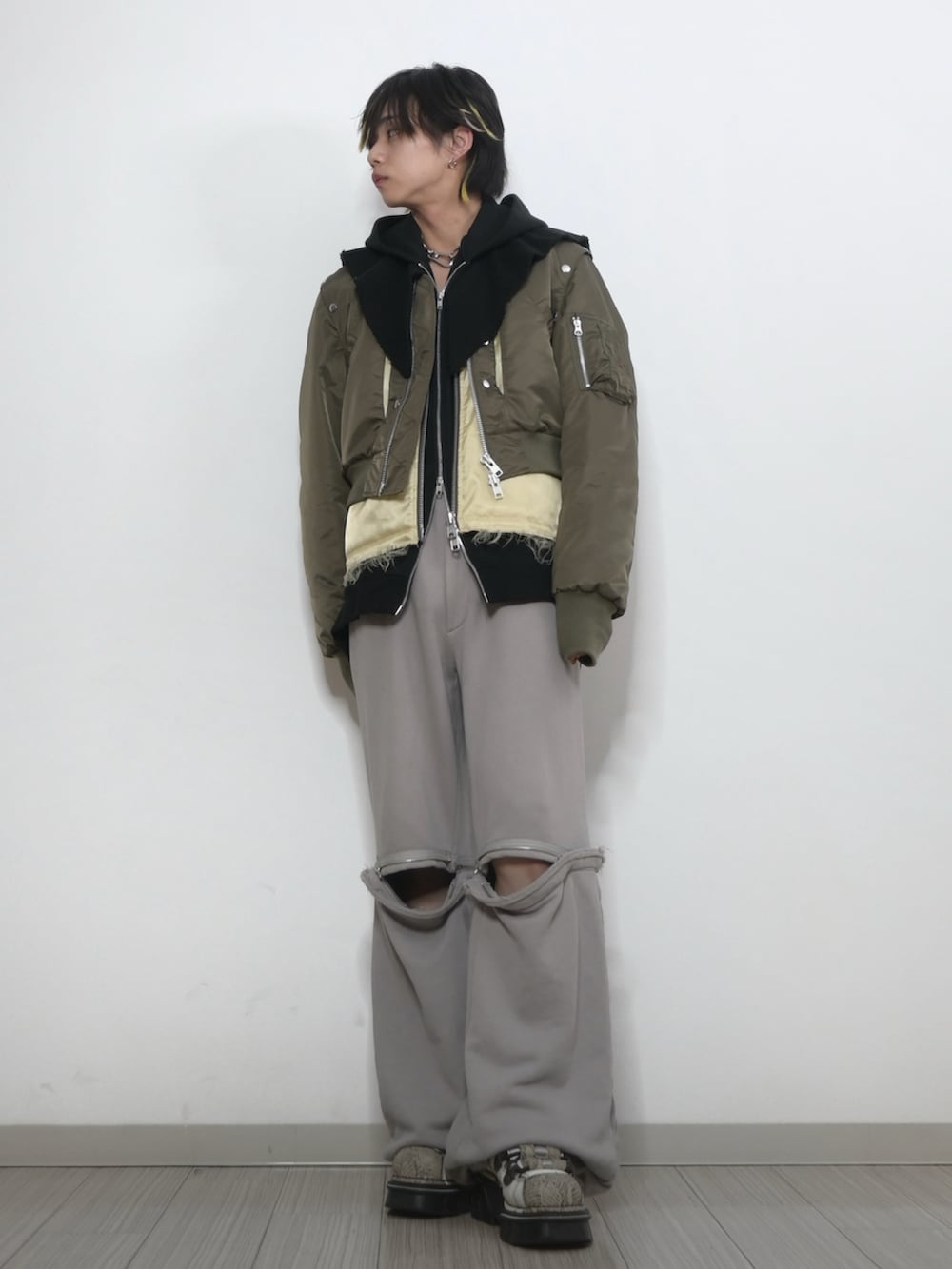 TAKATO｜GRANCYのMA-1を使ったコーディネート - WEAR