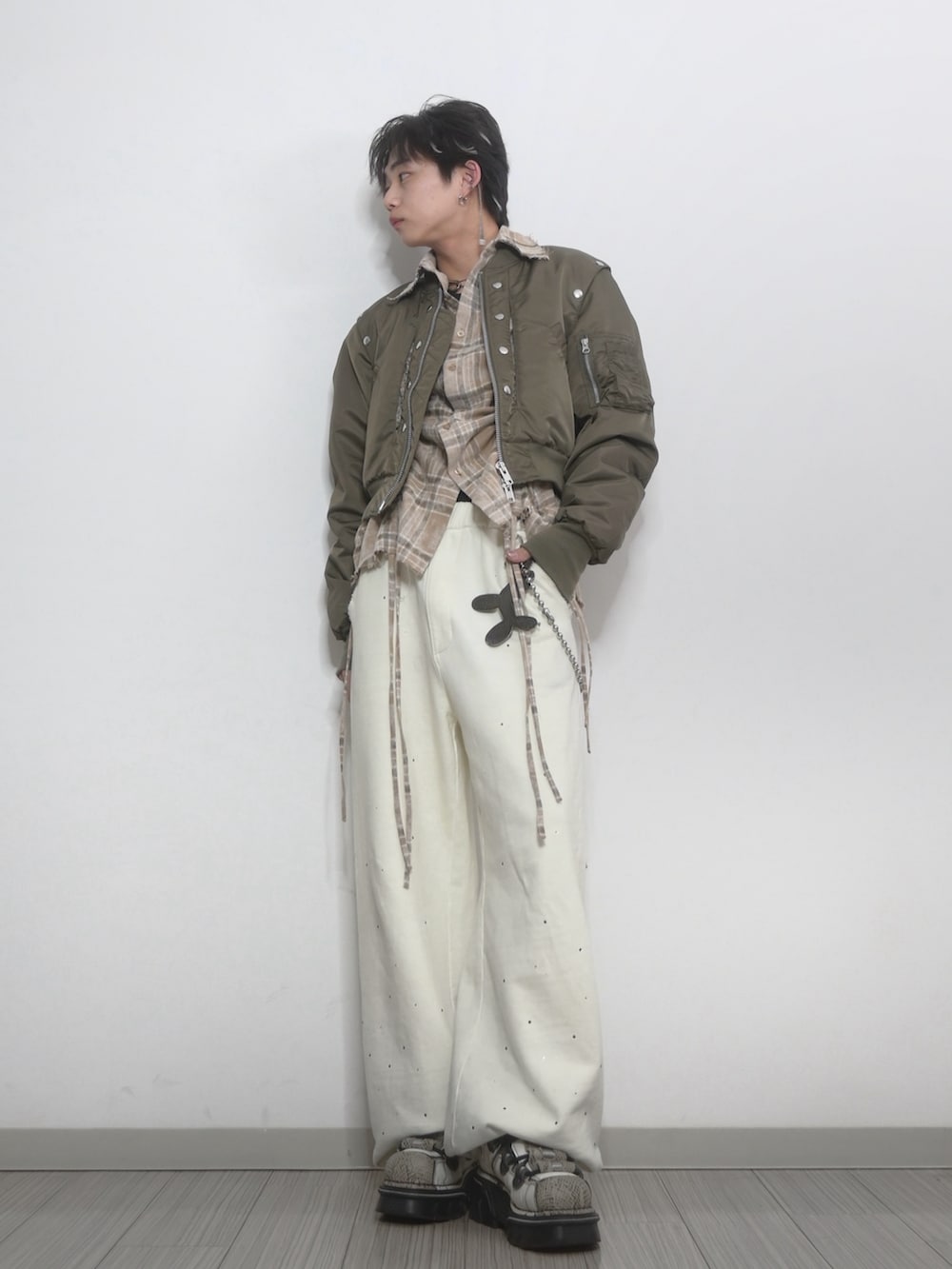 TAKATO｜GRANCYのMA-1を使ったコーディネート - WEAR