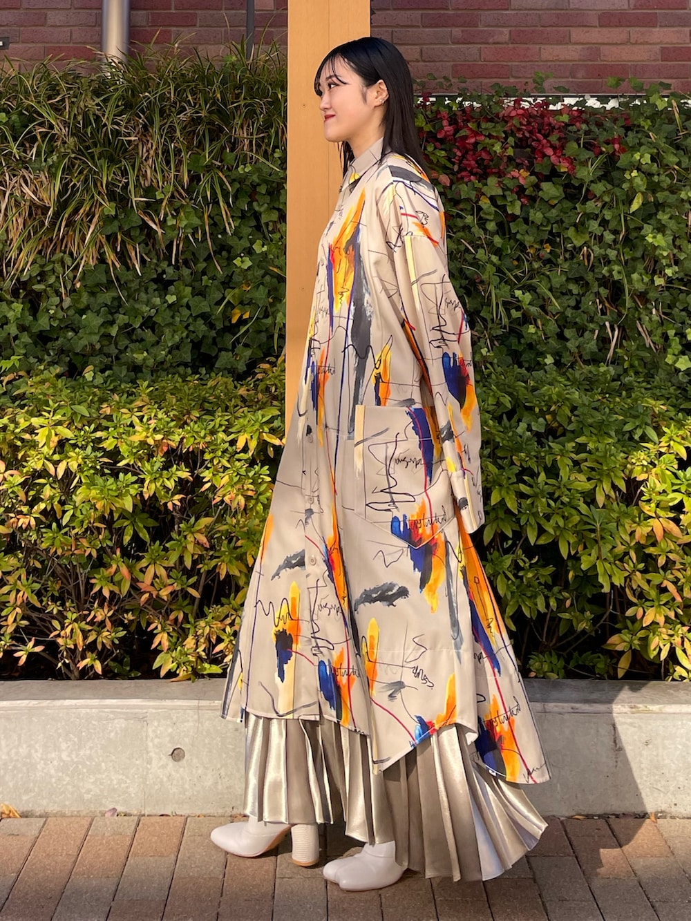 MINA(UN3D．)｜UN3D.のシャツワンピースを使ったコーディネート - WEAR