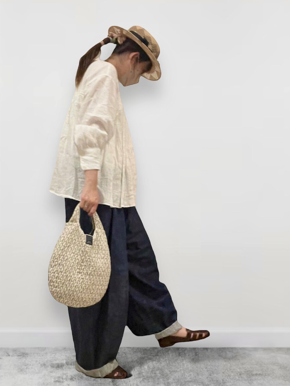 __𝚗𝚘𝚝𝚎.｜yuniの帽子を使ったコーディネート - WEAR