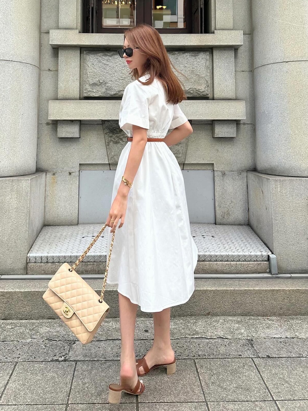 Akane｜HERMESのサンダルを使ったコーディネート - WEAR