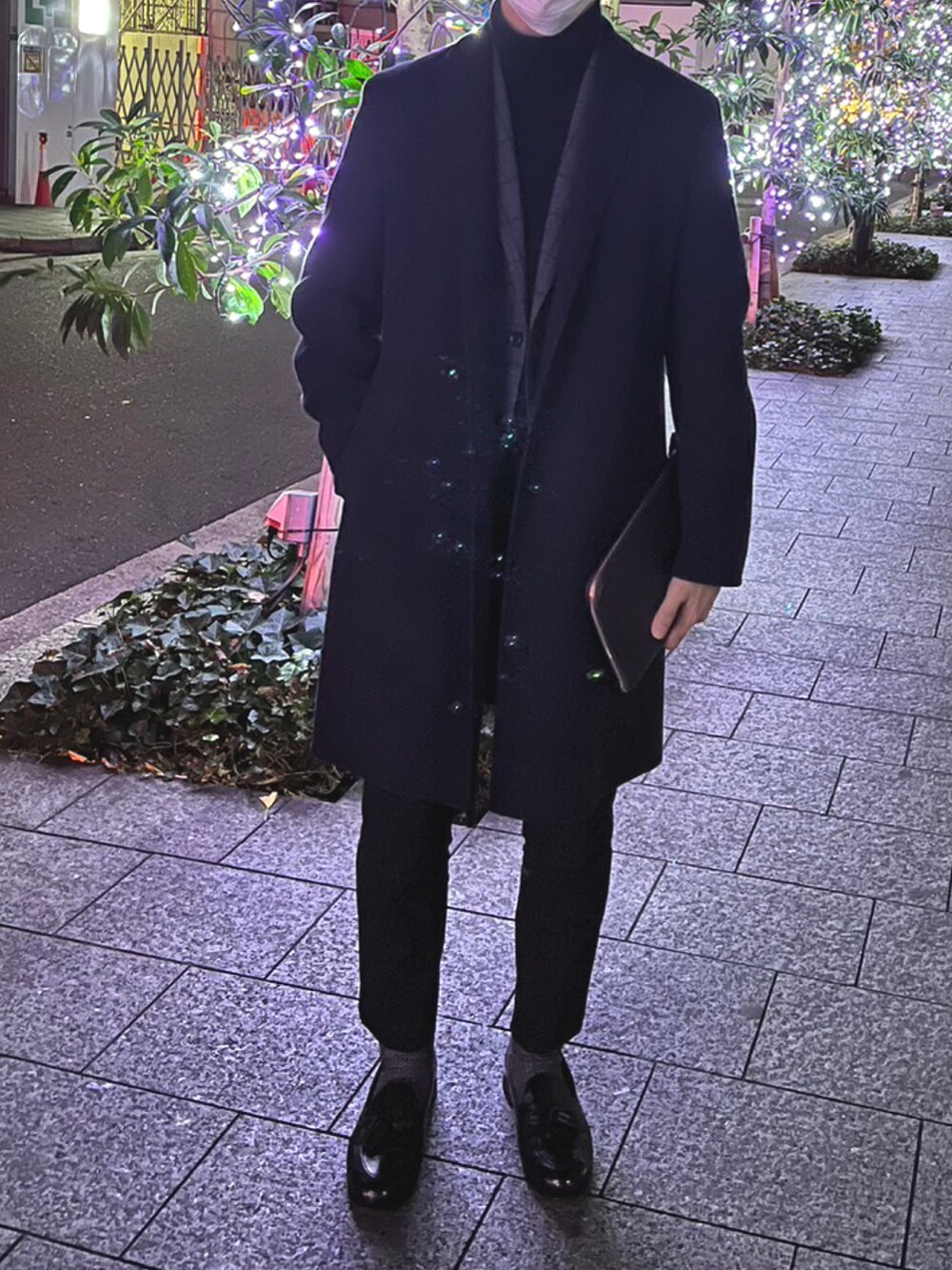 S24｜TAKEO KIKUCHIのチェスターコートを使ったコーディネート - WEAR