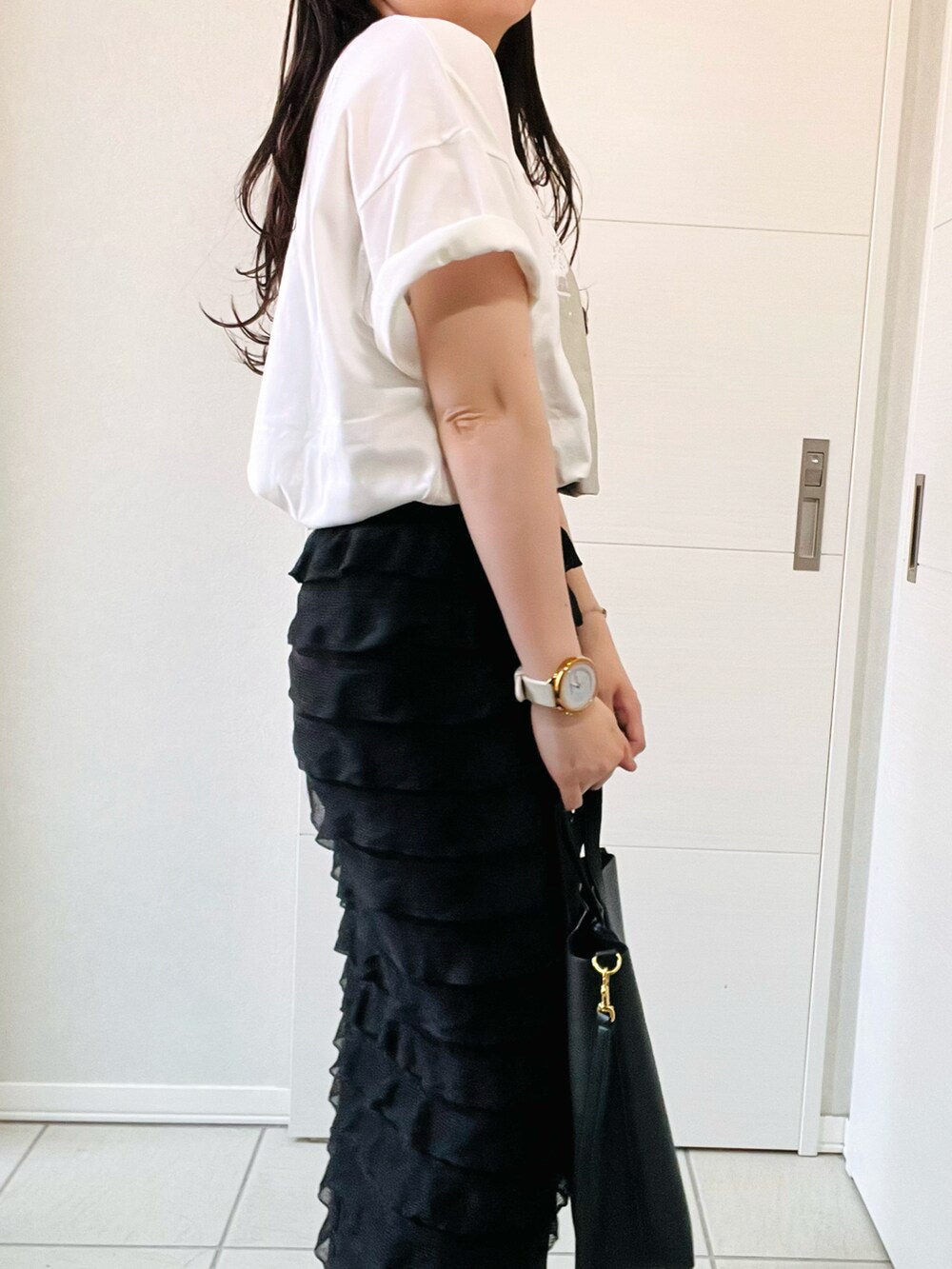 ⃘asa ⃘｜tiptopのTシャツ/カットソーを使ったコーディネート - WEAR