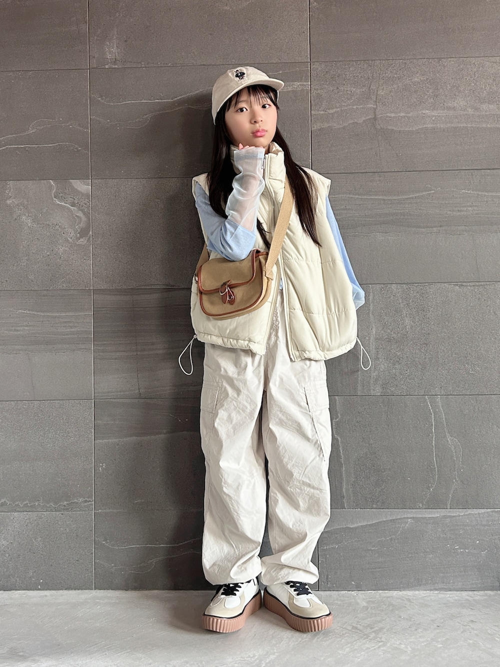 uran｜feepurのダウンベストを使ったコーディネート - WEAR