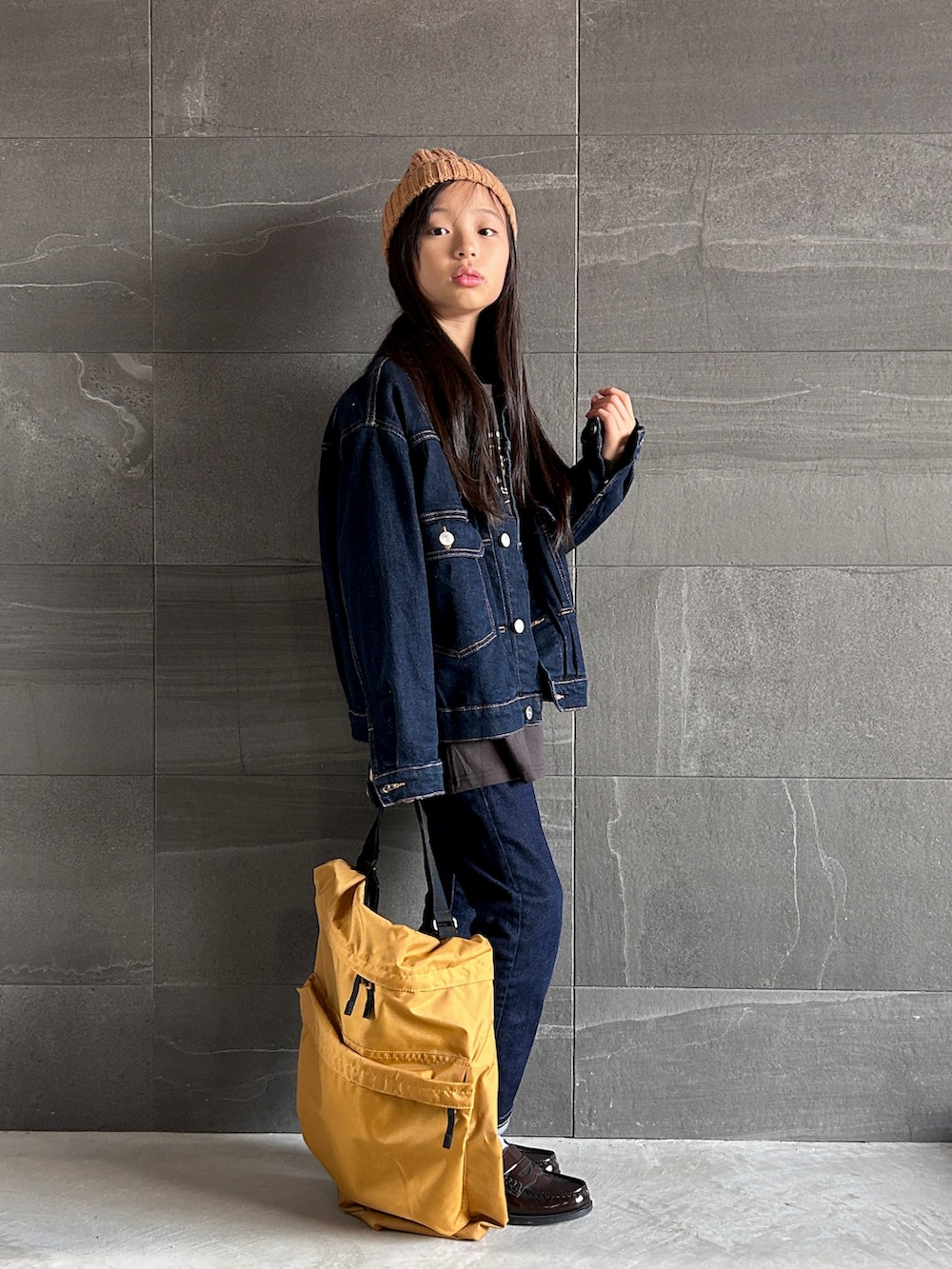 uran｜OMNES Another Editionのデニムジャケットを使ったコーディネート - WEAR