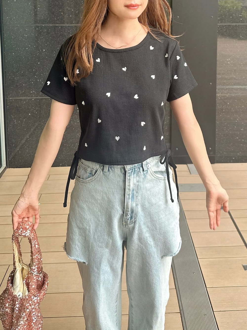 Mariel｜tiptopのTシャツ/カットソーを使ったコーディネート - WEAR