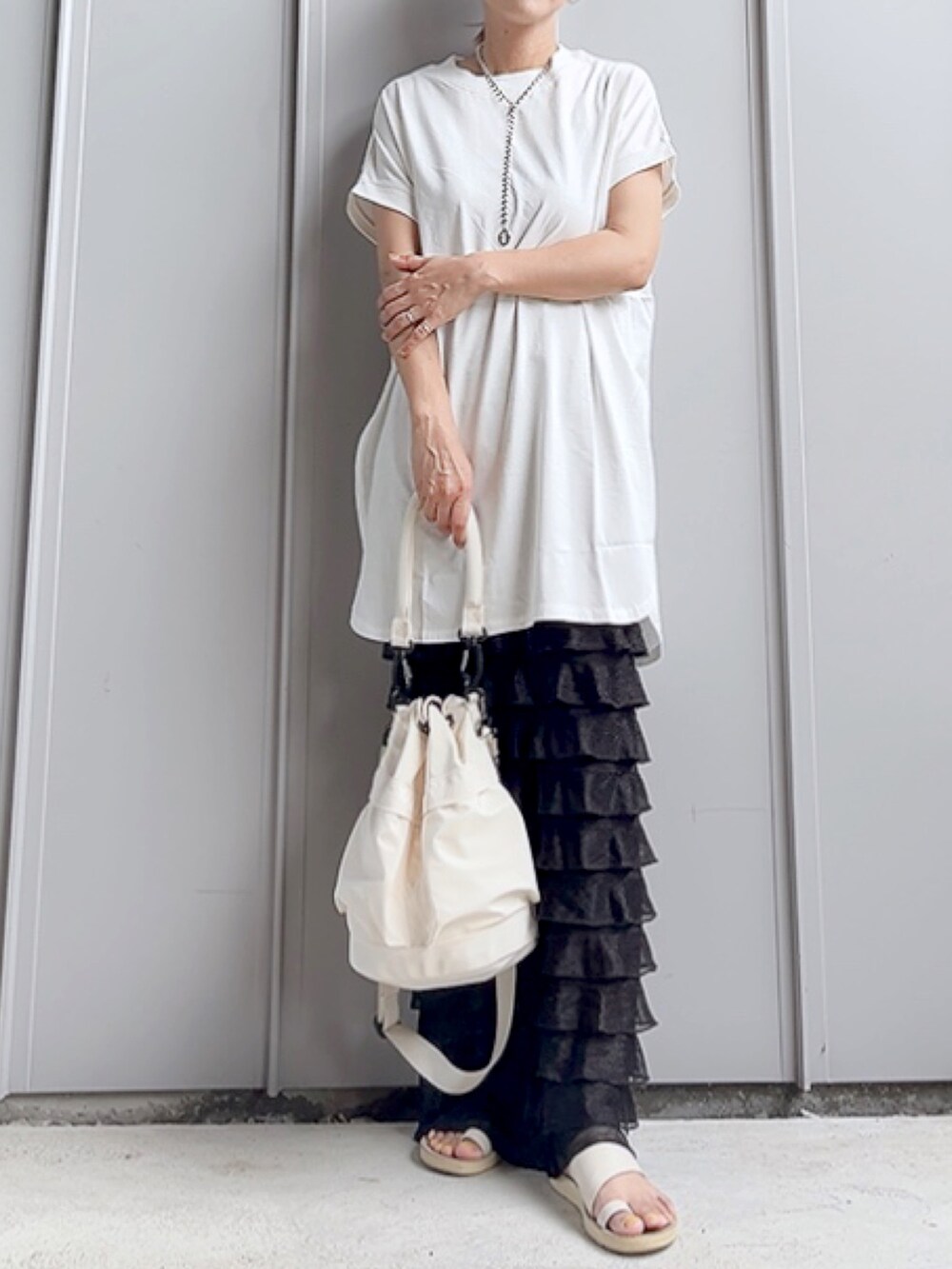 m♡ao*｜GeeRAのTシャツ/カットソーを使ったコーディネート - WEAR