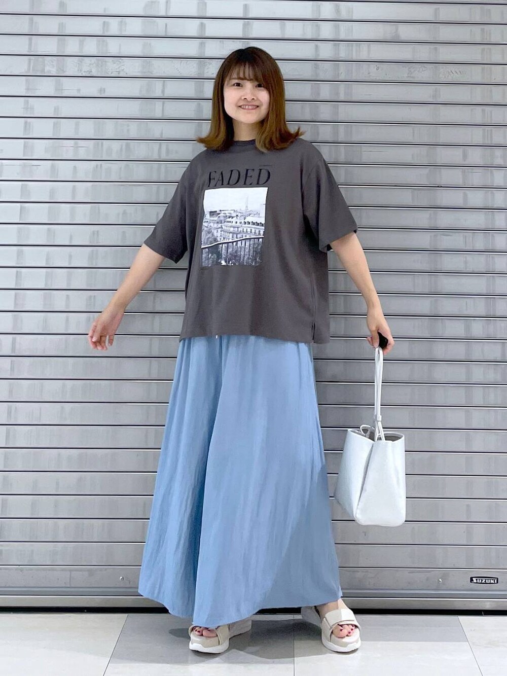 MAIKO(Elura 梅田阪急三番街)｜Eluraのサンダルを使ったコーディネート - WEAR