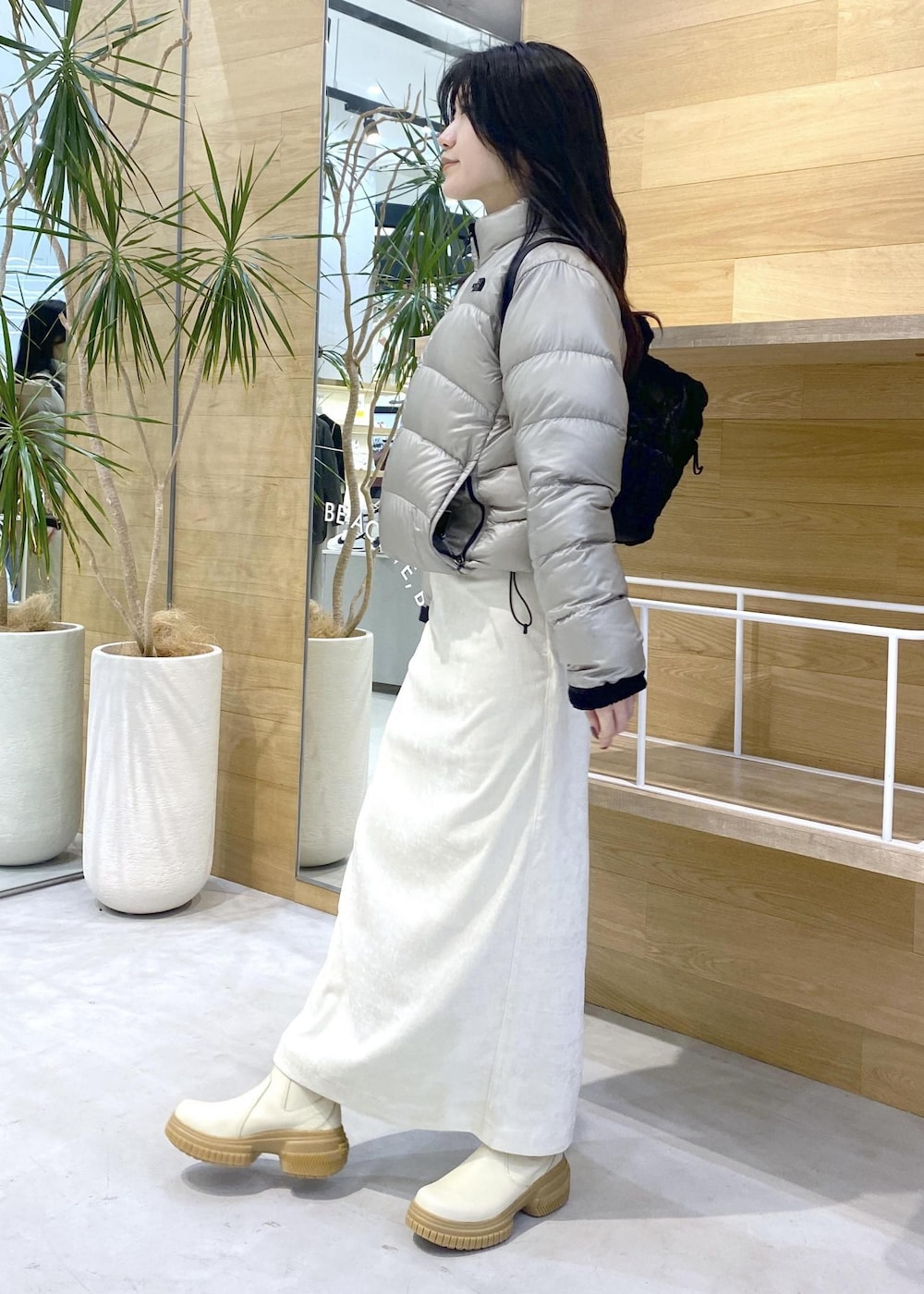 sana.n(NERGY アーバンドックららぽーと豊洲)｜THE NORTH FACEのダウンジャケット/コートを使ったコーディネート - WEAR