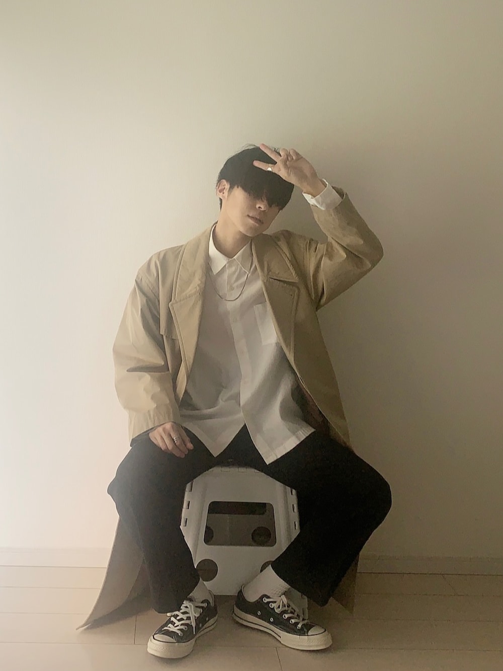 すけ｜MONKEY TIMEのトレンチコートを使ったコーディネート - WEAR