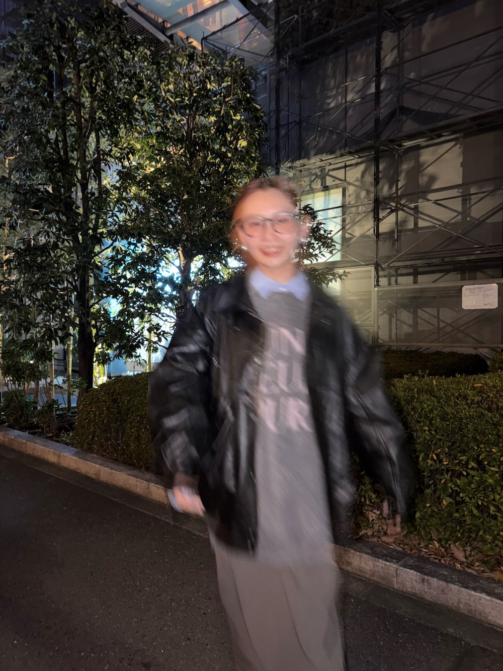 くるみ🕊️｜MONO-MART LADY'Sのライダースジャケットを使ったコーディネート - WEAR