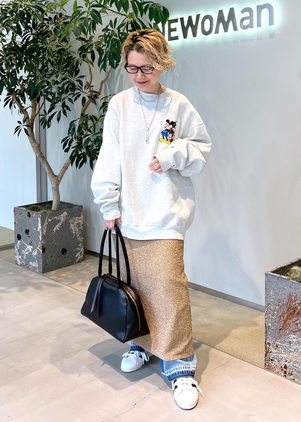 Hirom(SALON adam et rope' 新宿NEWoMan)｜SALON adam et rope'のスカートを使ったコーディネート - WEAR