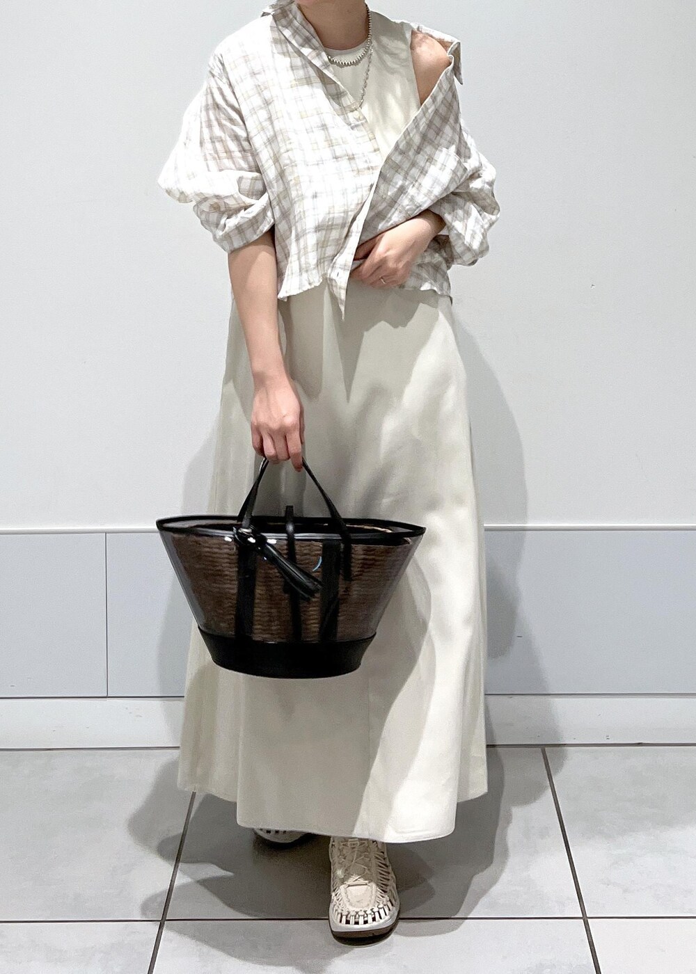 Hirom(SALON adam et rope' 新宿NEWoMan)｜SALON adam et rope'のワンピースを使ったコーディネート - WEAR