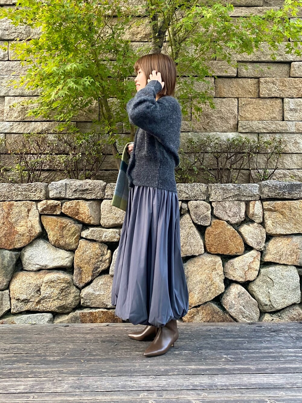 waka(URBAN RESEARCH ピオレ姫路)｜URBAN RESEARCHのストール/ショールを使ったコーディネート - WEAR