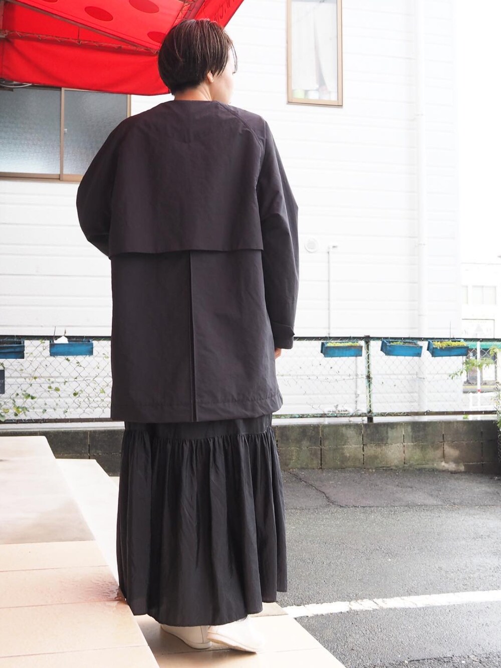 clever elephant｜ikiのノーカラーコートを使ったコーディネート - WEAR